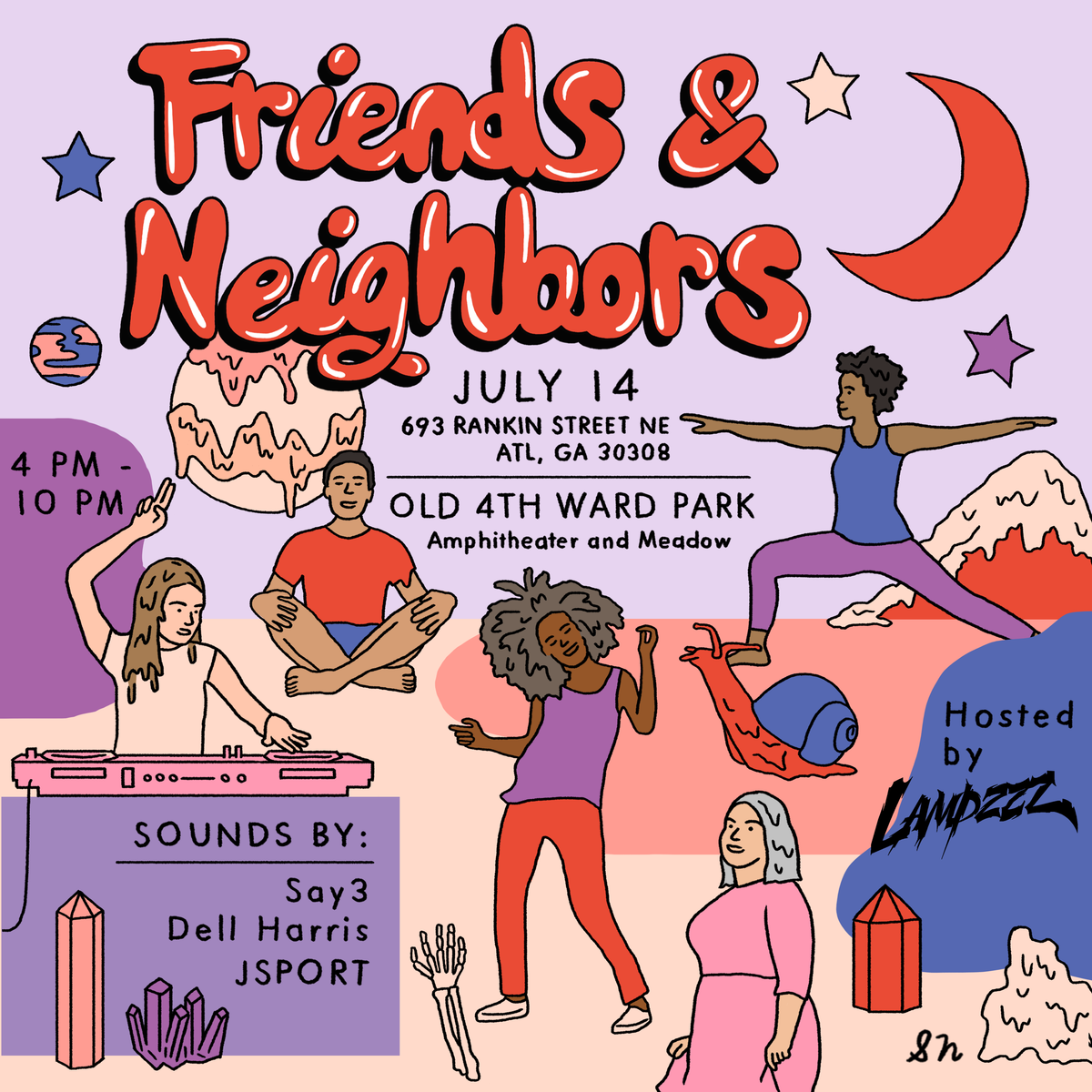 Friends and Neighbors Flyer – Sarah Neuburger